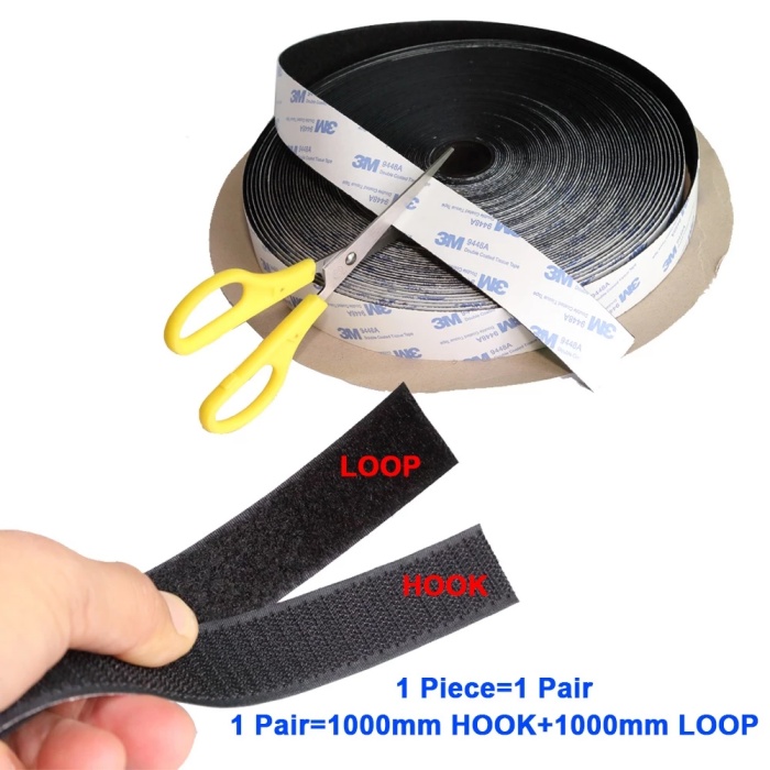 Velcro Tape Self Adhesive Hook and Loop Tape Fastener Mosquito Net Home Improvement screen ...