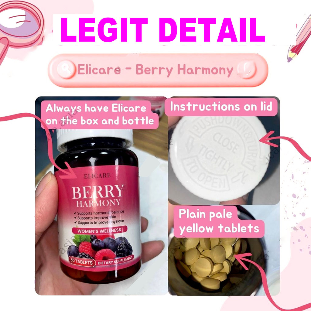 Elicare Berry Harmony - Balance Female hormones tablet SAFE & EFFECTIVE ...