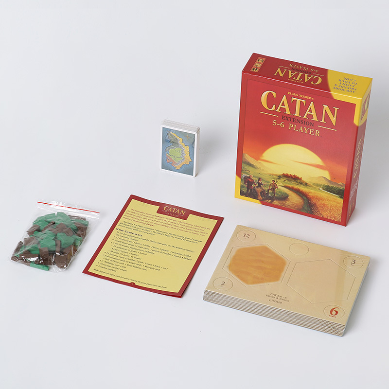 Catan : Build Trade Settle (board game) 5-6 Player Board family party ...