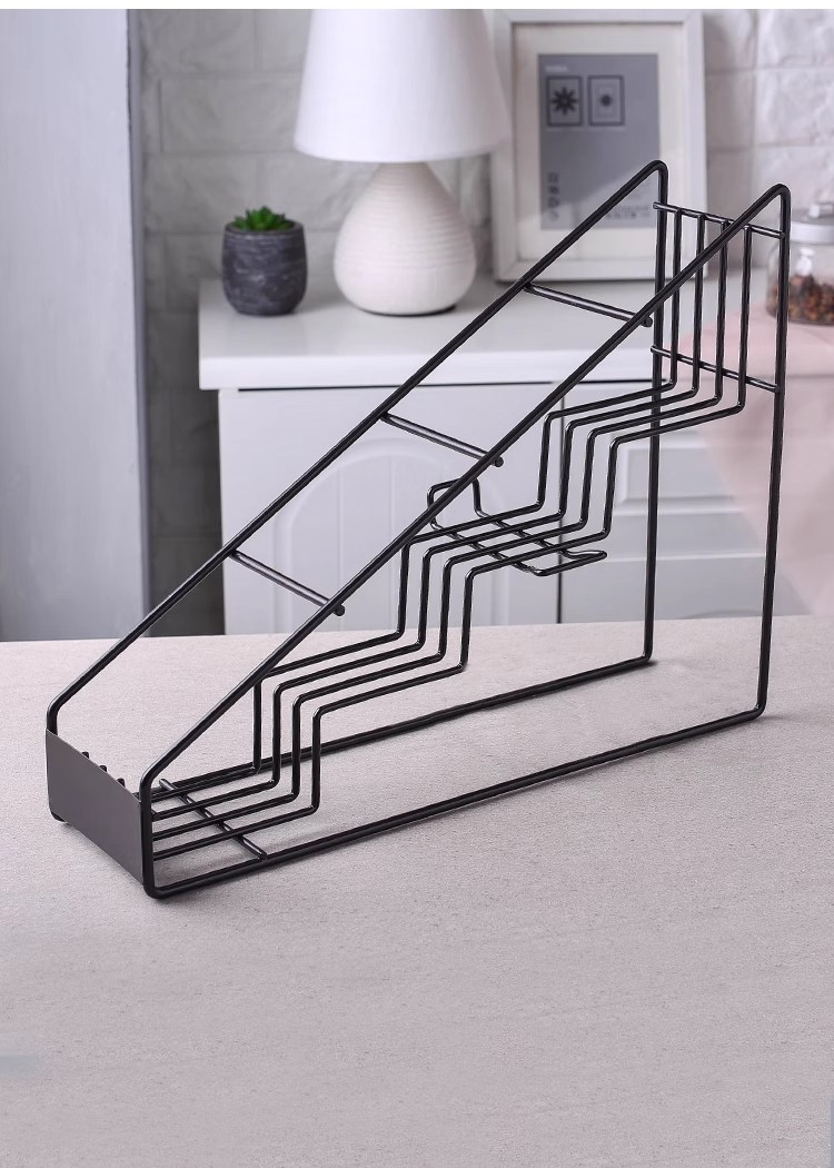 4 Compartment Syrup Rack Stainless Steel Multi-Functional Wire Bottle ...