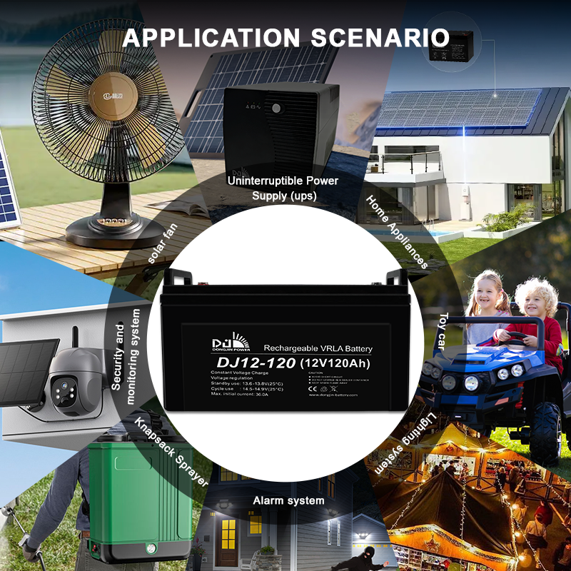 DongJin Power UPS Battery 12V120AH Sealed Lead Acid Rechargeable VRLA ...