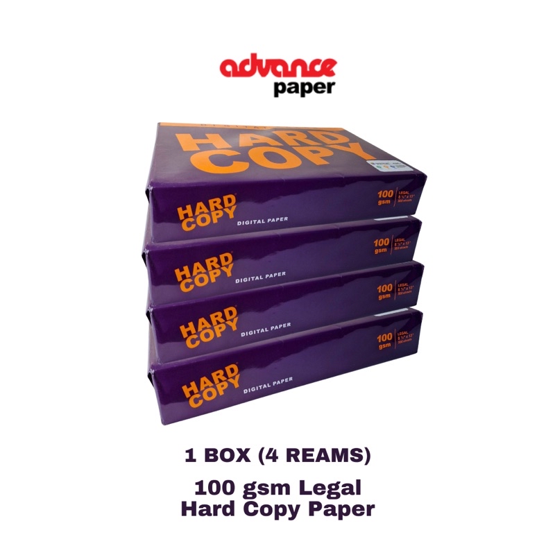 100Gsm Hard Copy Bond Paper Short / A4 / Long Sub.28 Super Quality ...