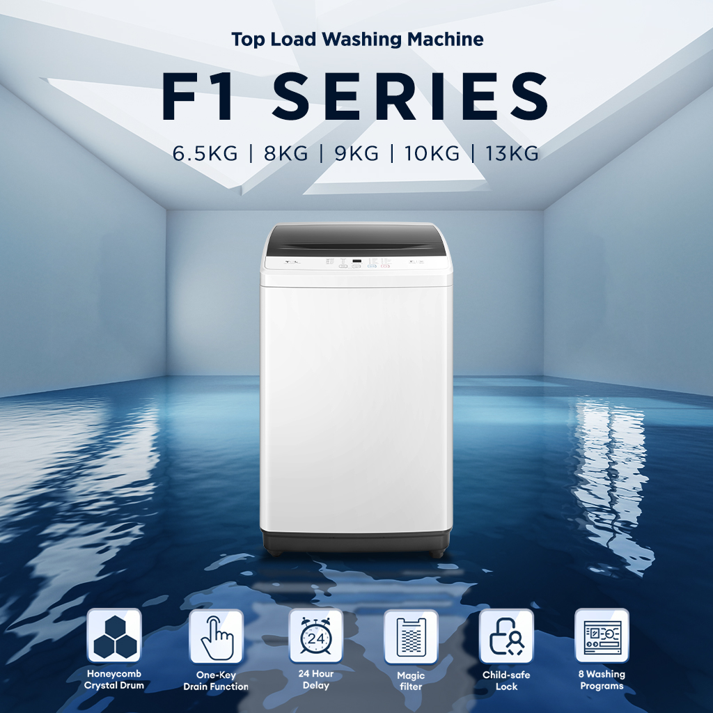 TCL Top Load Washing Machine F1 Series,6.5/7.5/8.5/9.5/10.5 kg ...