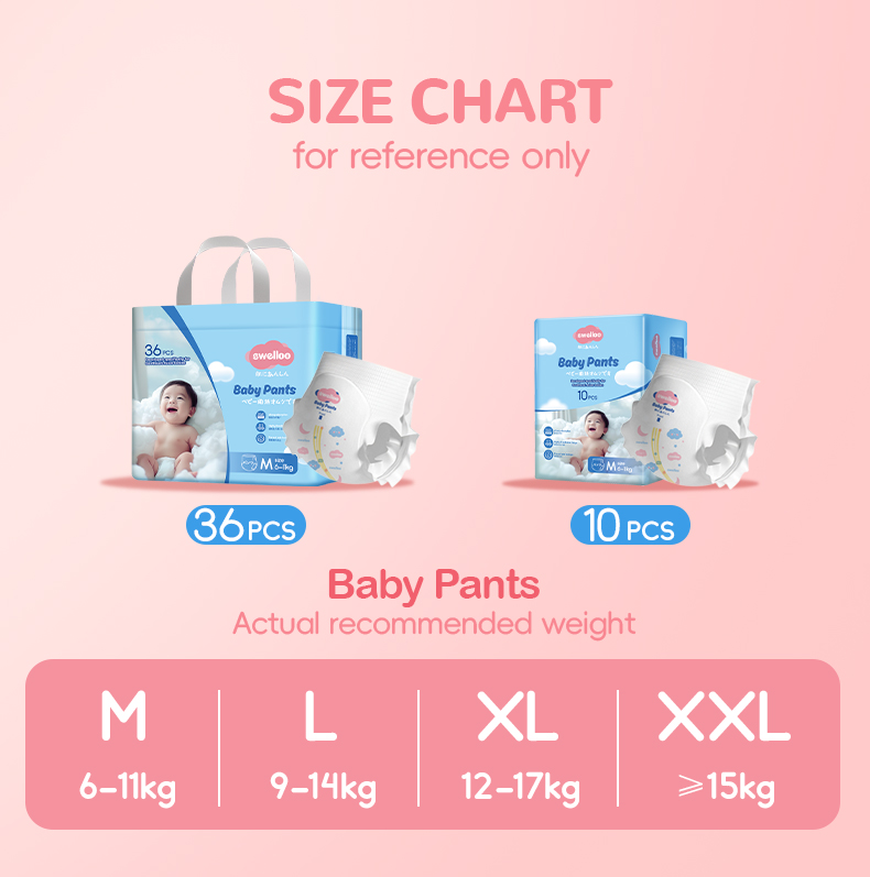 swelloo newborn diaper pants 46 pcs free shipping diaper for baby ...