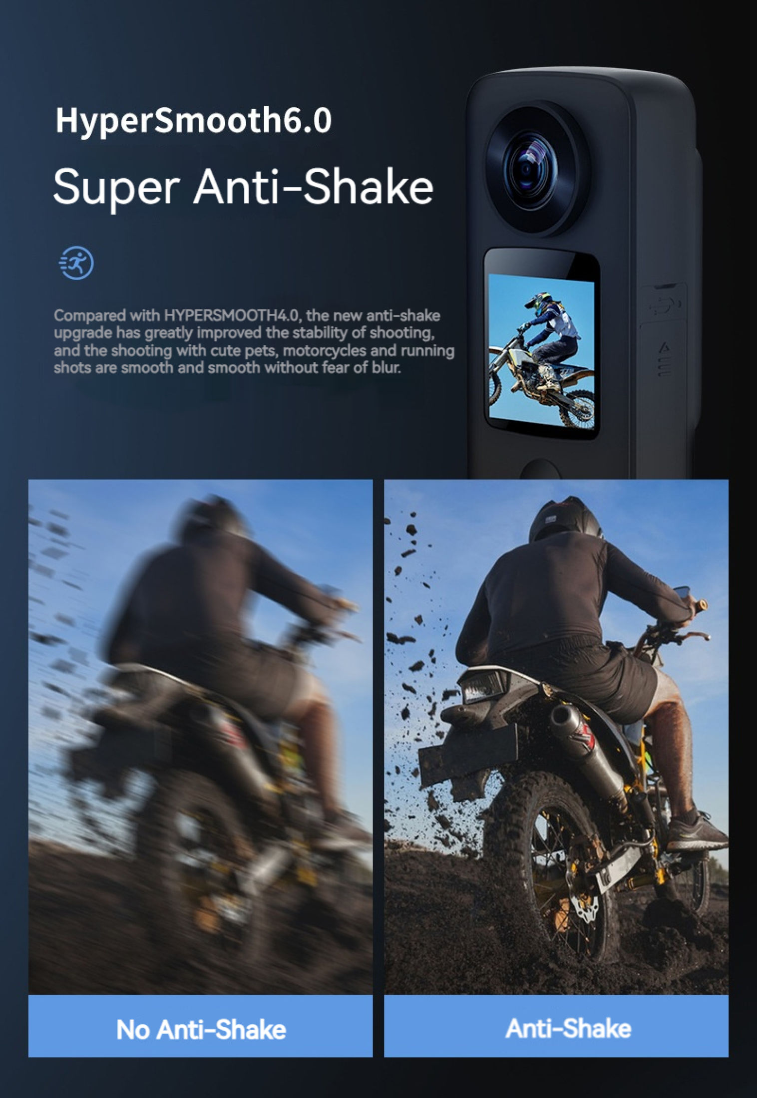 ALSTON A200 ACTION CAMERA 4K outdoor anti shake dual screen waterproof sports Camera Free ...