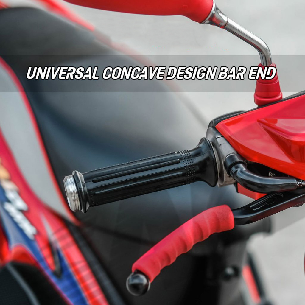 CNC Universal Motorcycle Arm Bar End MOTORCYCLE HANDLE CAP END BAR ...