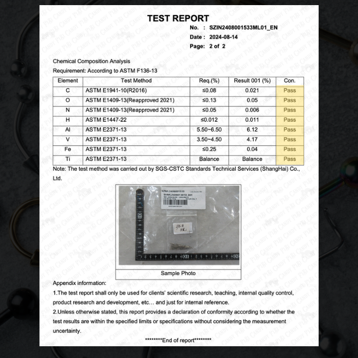 FiBiCandy Micro Astm F136 Titanium Earring Threadless Push Pin Labret ...