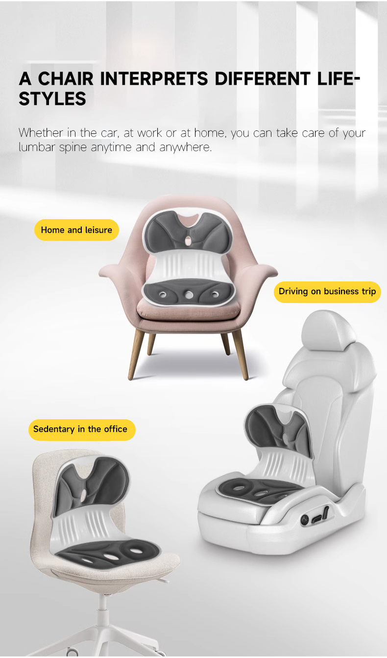 Oivia Posture Corrector Chair Back Support For Chair Cushion Curable ...