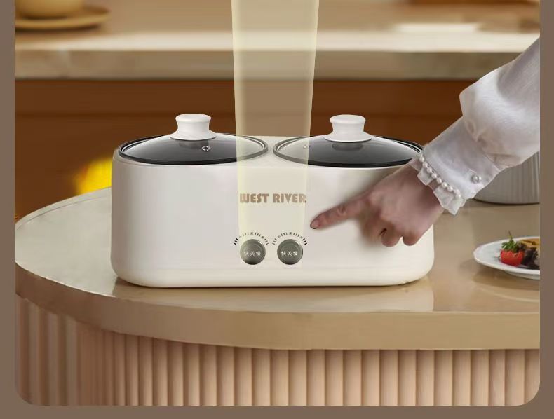 4.0L Dual Non-stick Rice Cooker Multifunctional Electric Cooker 8H Keep ...