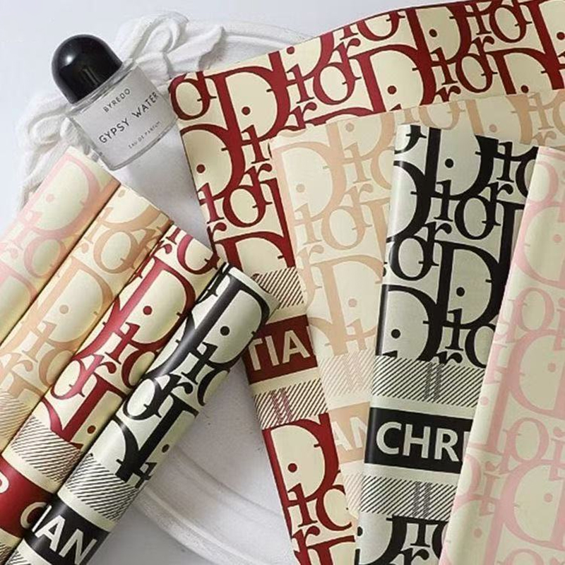 20PCS Two SIded Luxury Printed Colored Wrapping Romantic Premium Gift ...