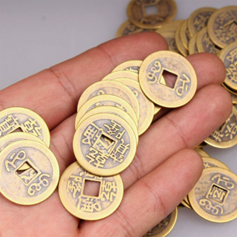 Chinese Ancient Lucky Coins for wealth Feng shui blessed emperor coin ...