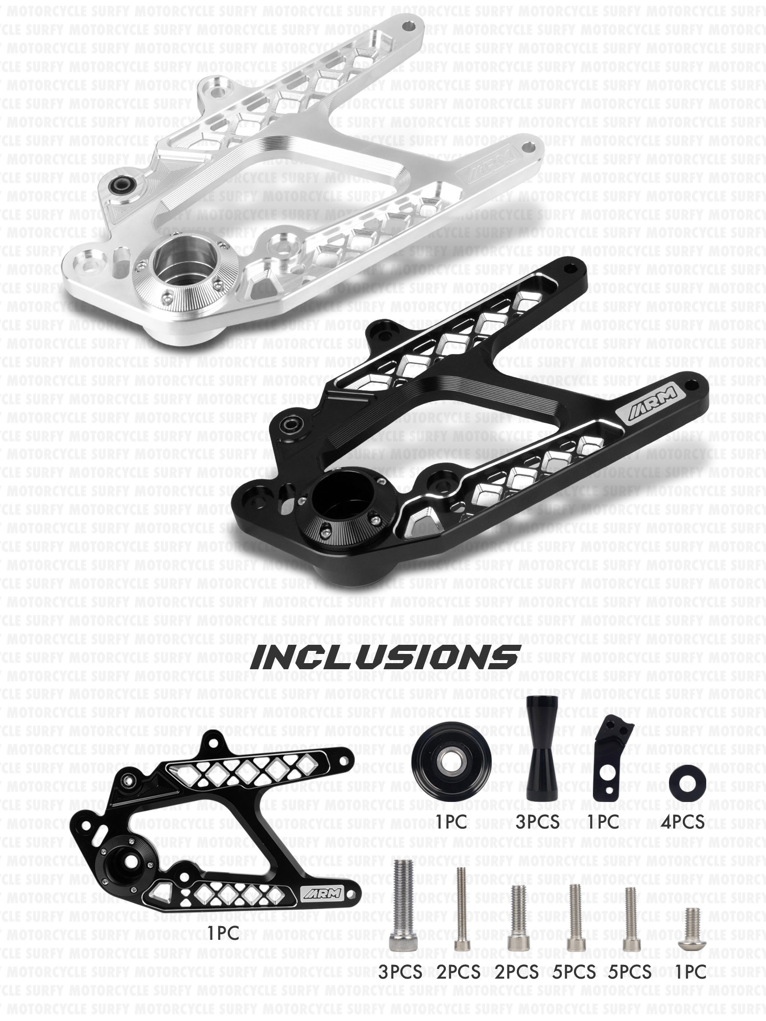 ARM Premium Swing Arm CNC 2-Color Aluminum Design For Nmax Aerox v1&v2 ...