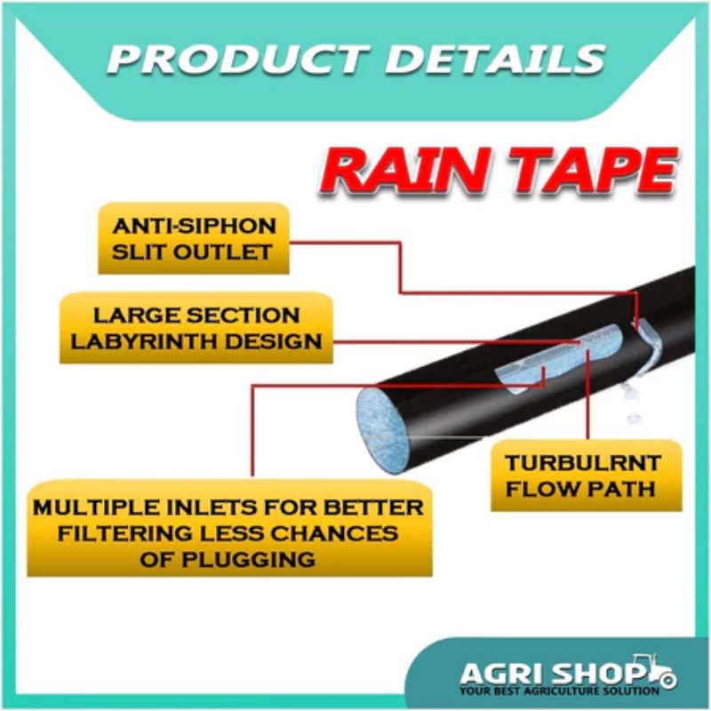 [JAPAN] NEW Drip Irrigation Hose Tape,20/30 spacing 500/1000m Soaker ...