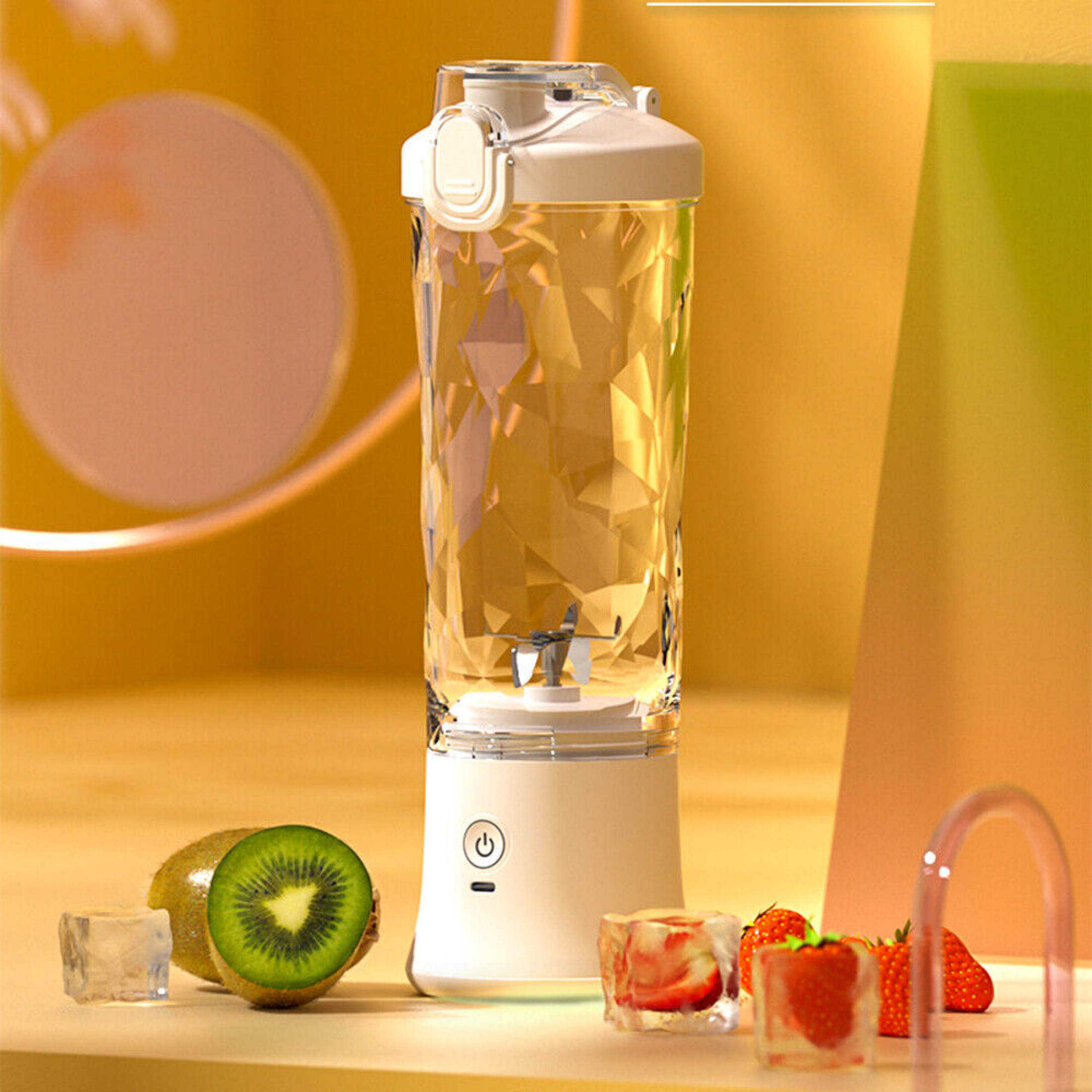 COD Japan Original Portable Blender 600ML Bottled Juicer Electric USB ...