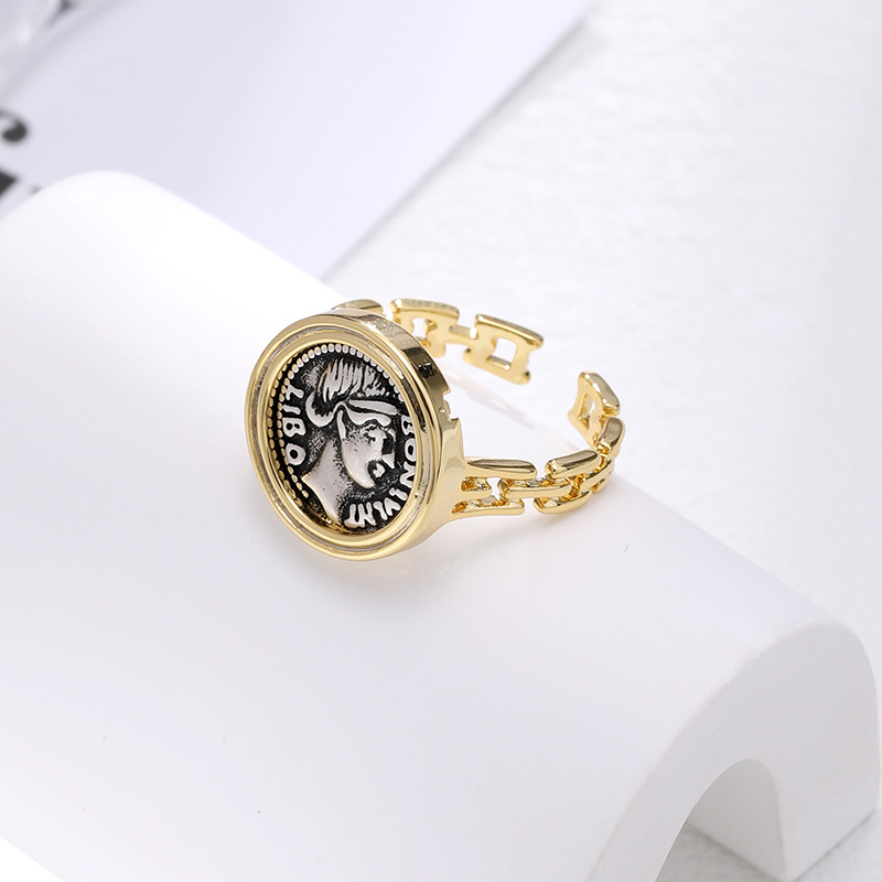 Buena Fortuna Lucky 18K Gold Ring with Free Gift Box(Sing Sing Ni Buena ...