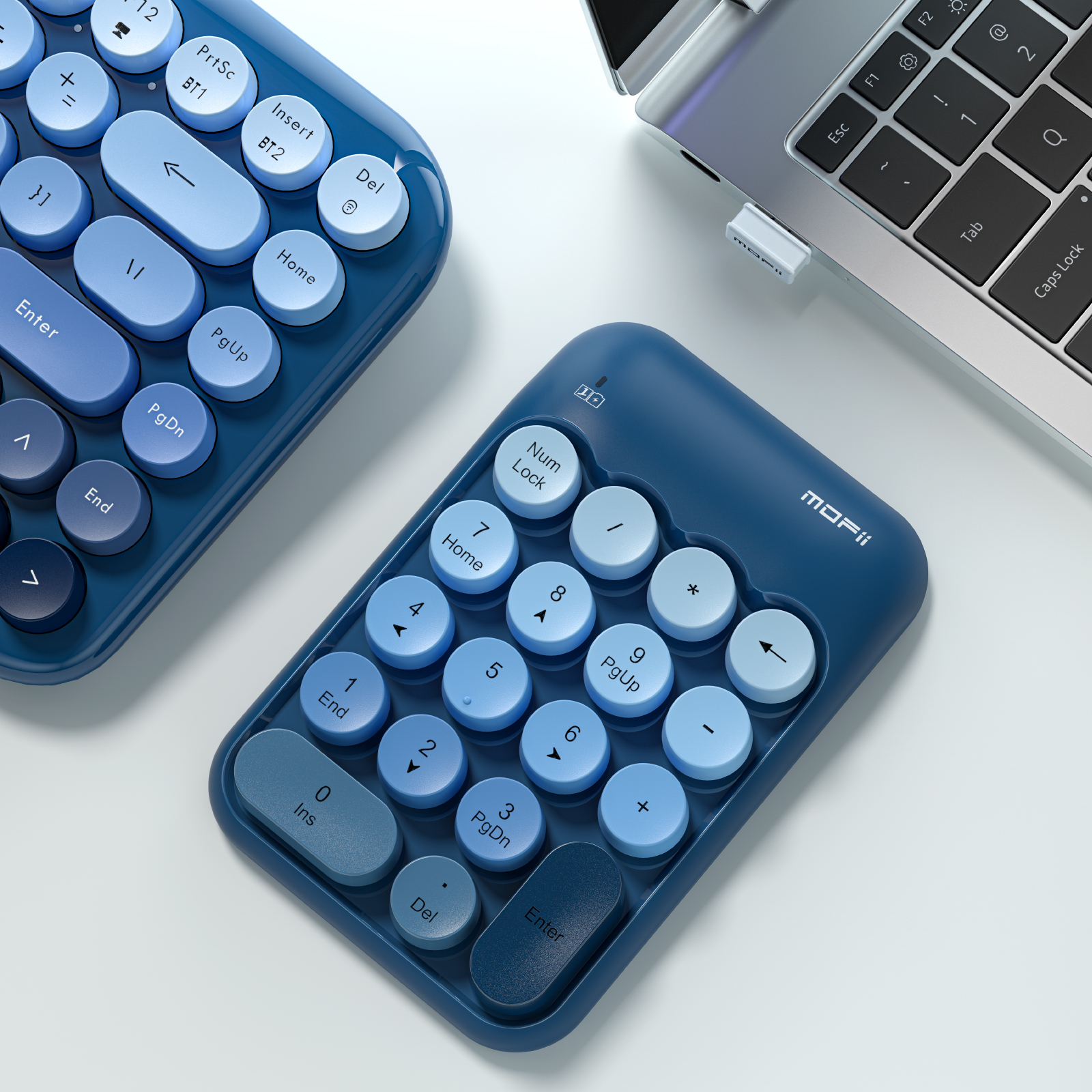 FANTASY Mofii X910 Mixed Color 2.4G Wireless Numeric Keyboard Portable ...