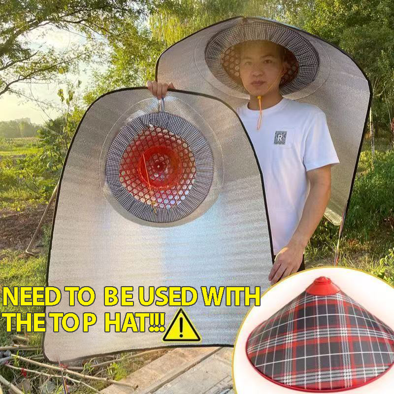 Farmers Hat Sunshade Hat Sun Cape Farm Work Hat Heat Insulation Outdoor ...