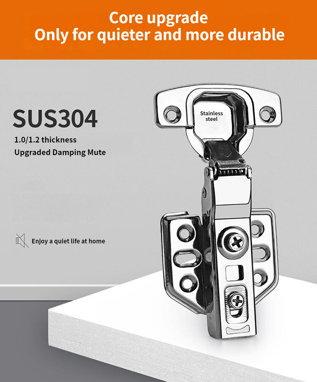 HH Soft Close Hydraulic Concealed Cabinet Hinge Heavy Duty Regular For ...