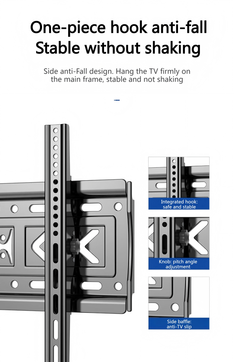 Universal TV Bracket 32-80 inch TV Wall Bracket stand Adjustable pitch ...