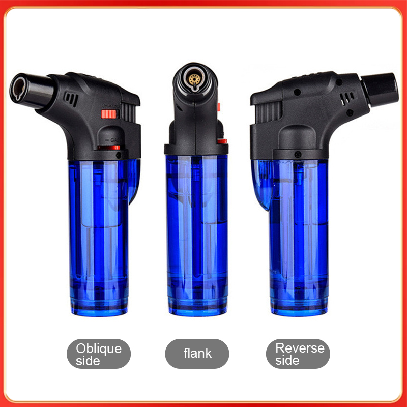 Plastic Type Windproof Direct Igniter Cigar Lighter Baking Flame Spray ...