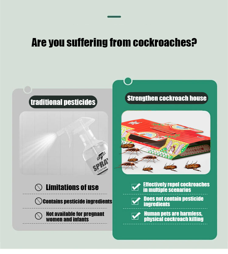 free Roach Bait 】20pcs Cockroach Killer Repeller Roach Traps Roach ...