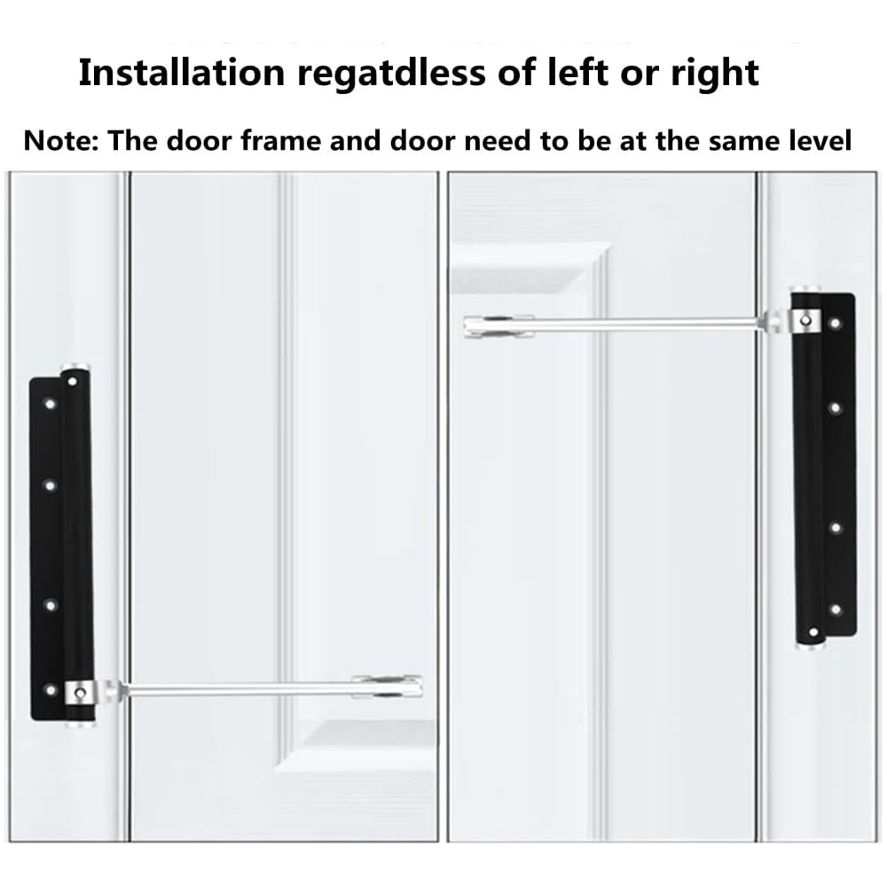 Concealed Automatic Door Closer Stainless Steel Hydraulic Spring Buffer ...