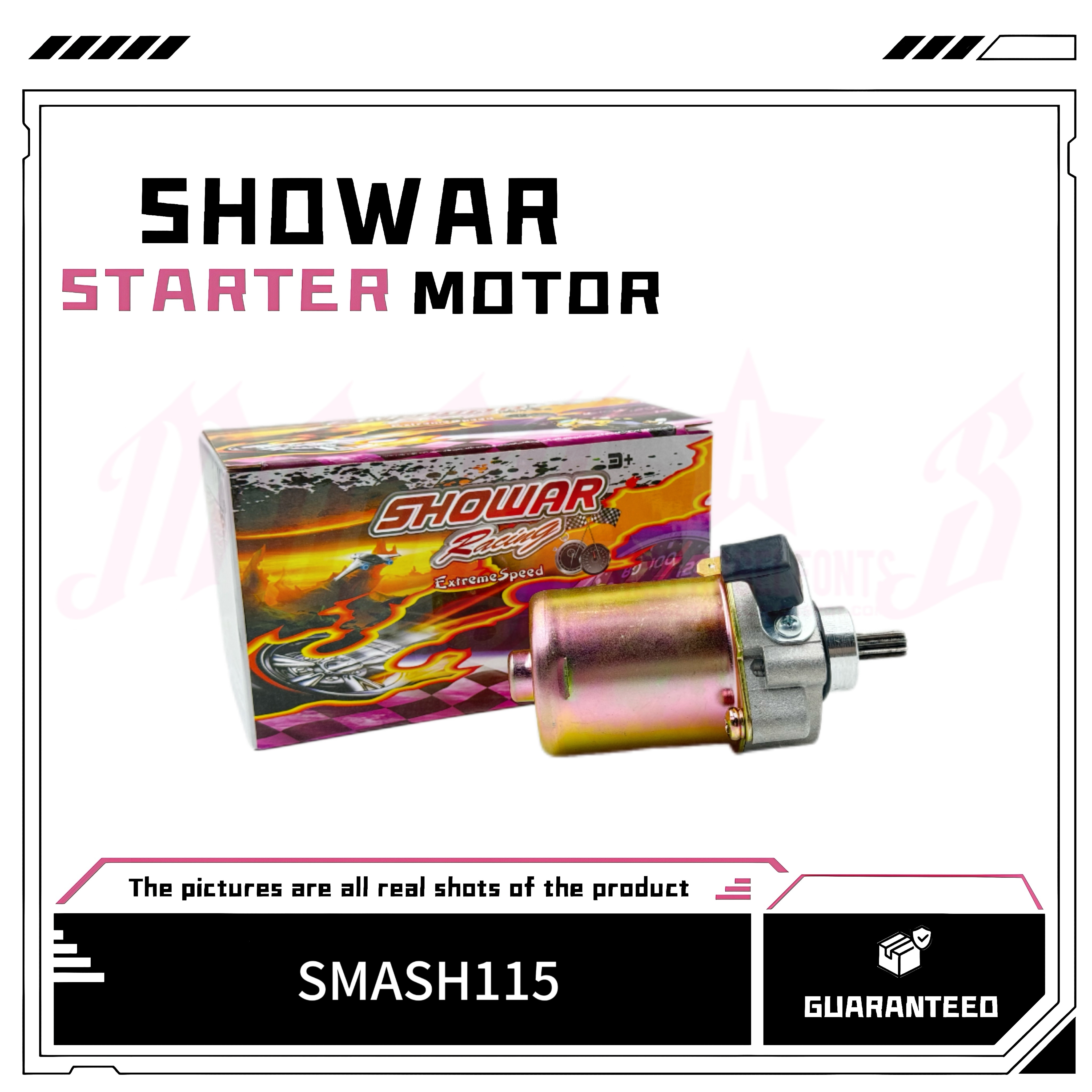 SHOWAR Starter Motor Smash115 | Shopee Philippines
