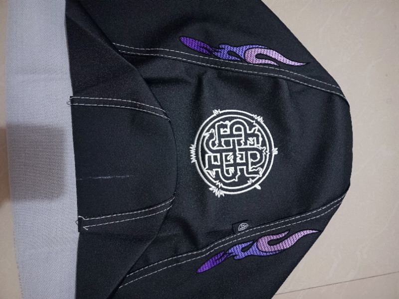 INDO CONCEPT SEAT COVER WITH PURPLE FLAME DESIGN (liha texture,tahi na ...