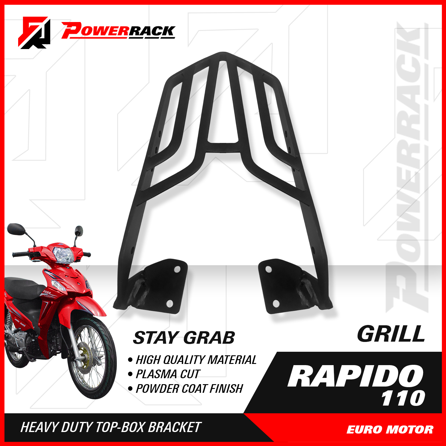 EURO RAPIDO STAY GRAB / Top Box Bracket for RAPIDO / Bracket for Rapido ...