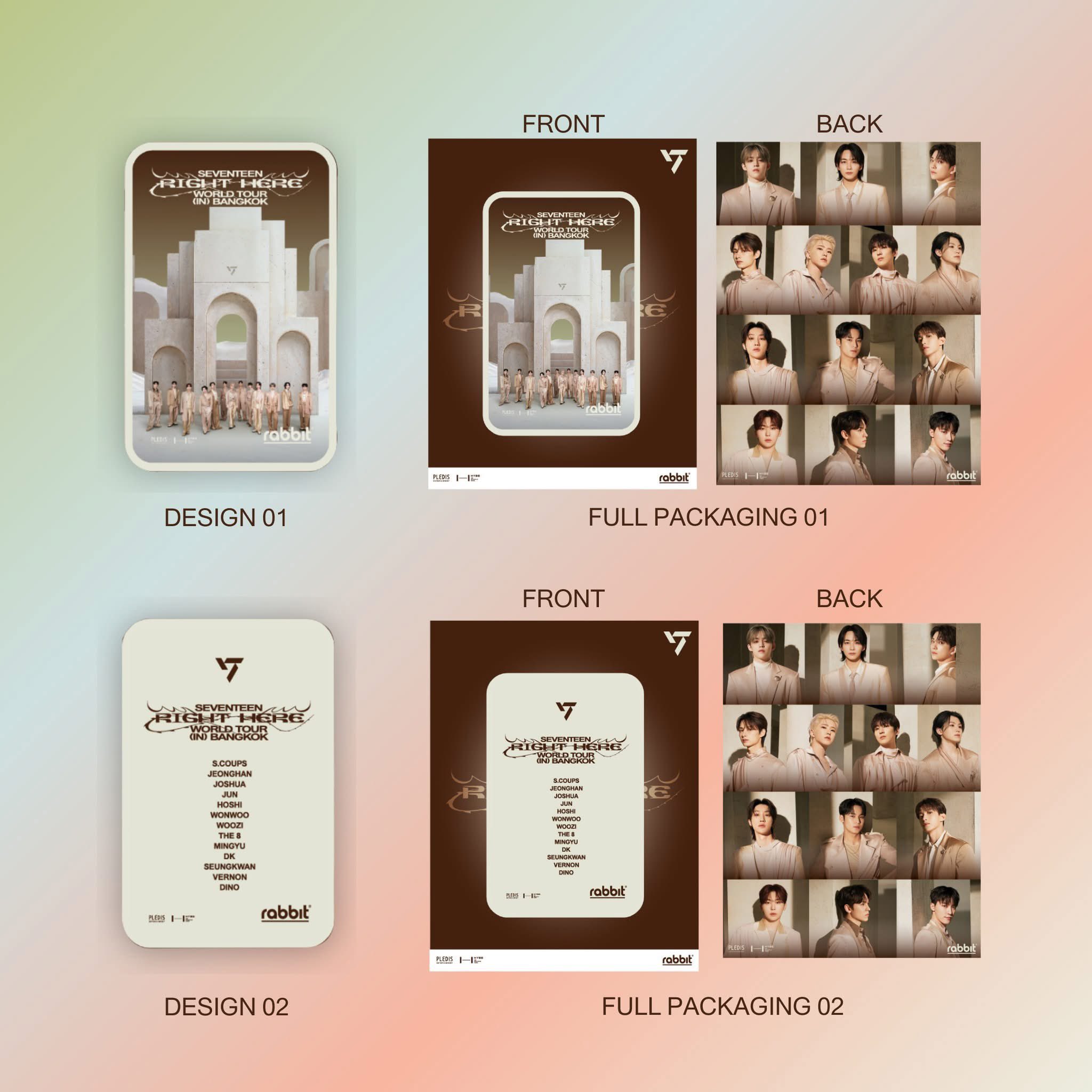 SEVENTEEN Edition Rabbit Card for Bangkok Mass Transit System (BTS ...