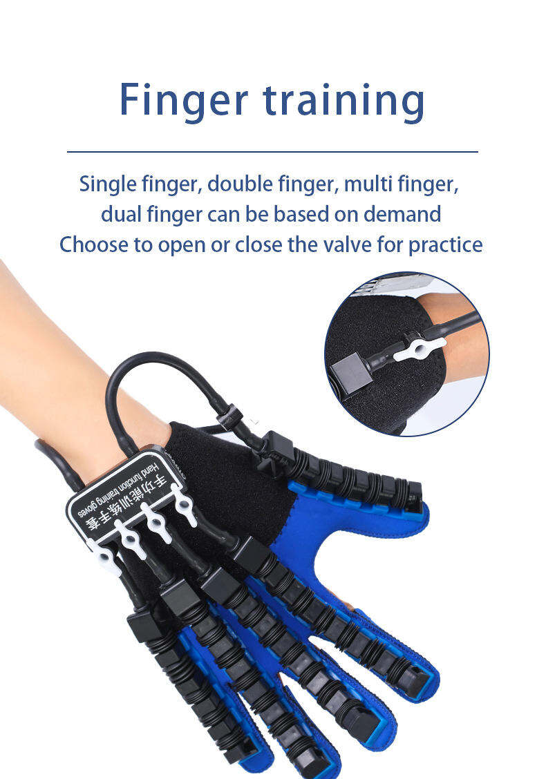 Rehabilitation Train Gloves Stroke Hemiplegic Finger Therapy Trainer ...