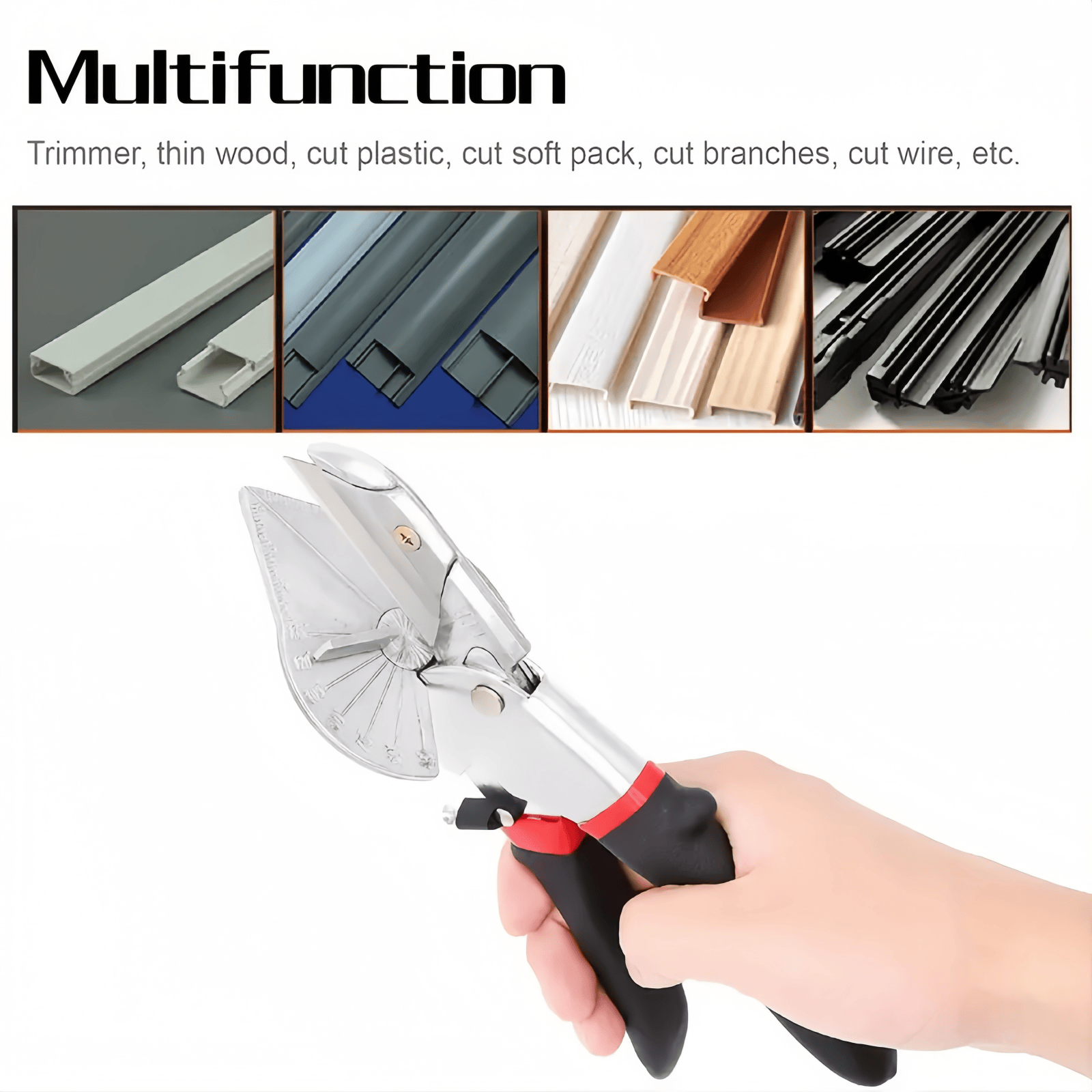 45-135°Multi Angle Miter Shear Cutter,Adjustable Angle Cutter for ...