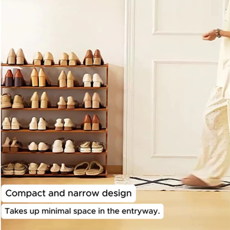 Shoe Rack Organizer Bamboo Wood Layers Over Shoes Bamboo Shoe Rack Wood ...
