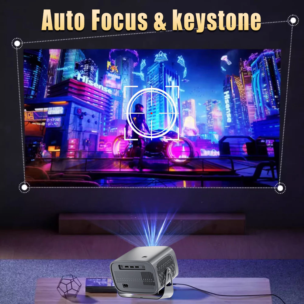 A10 Smart Projector 4K Full HD Portable Projector Mini Projector for ...