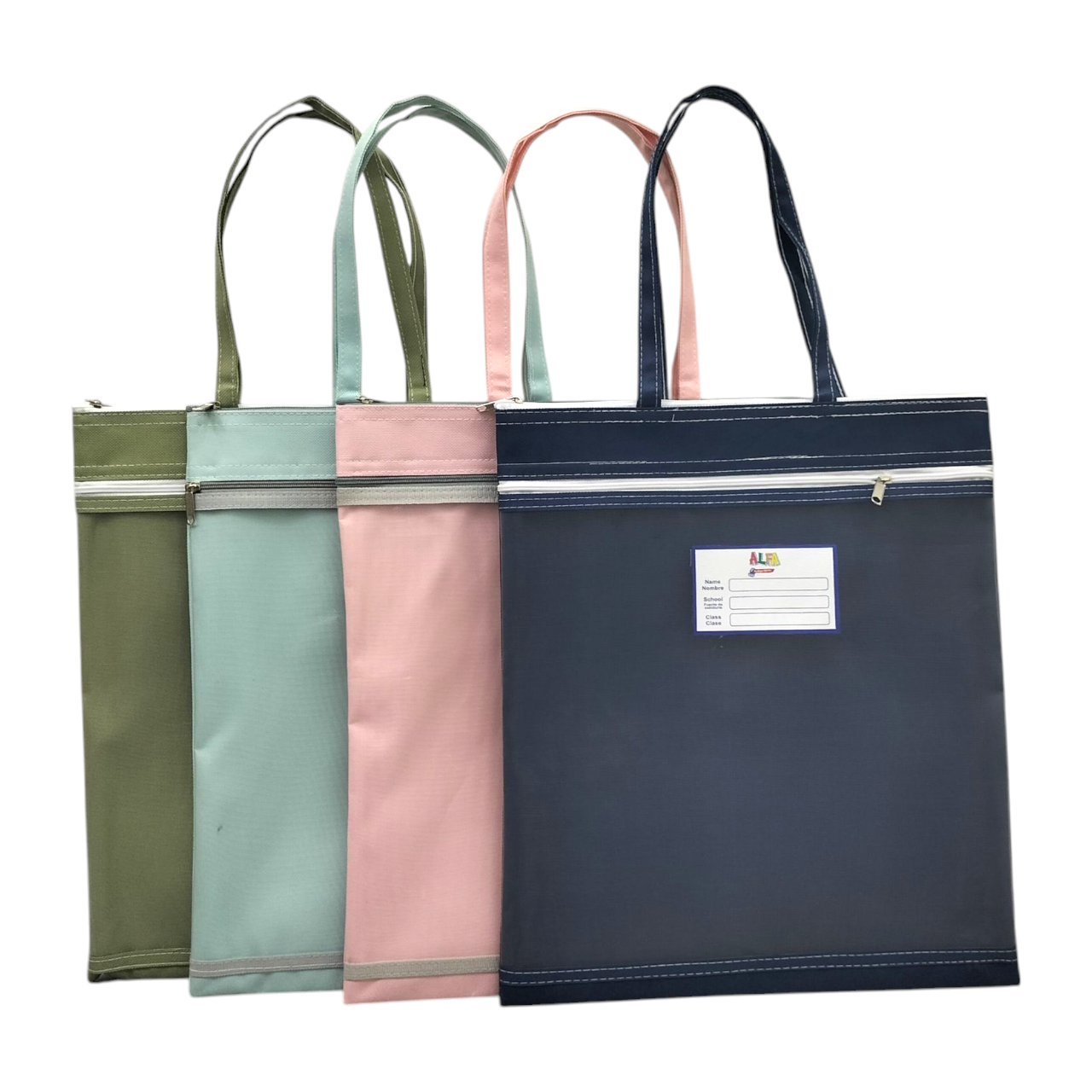 Fashion School Supplies Mesh File Bag with Handle Stationery Holder Bag ...