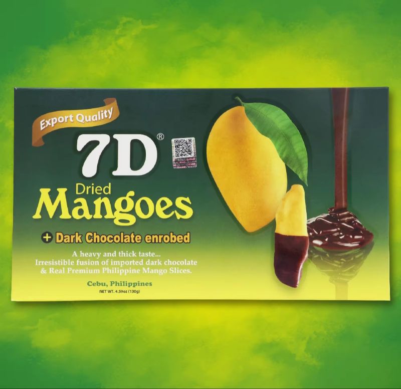 7D Dried Mangoes Chocolate Enrobed Gift Pack 130g | Shopee Philippines