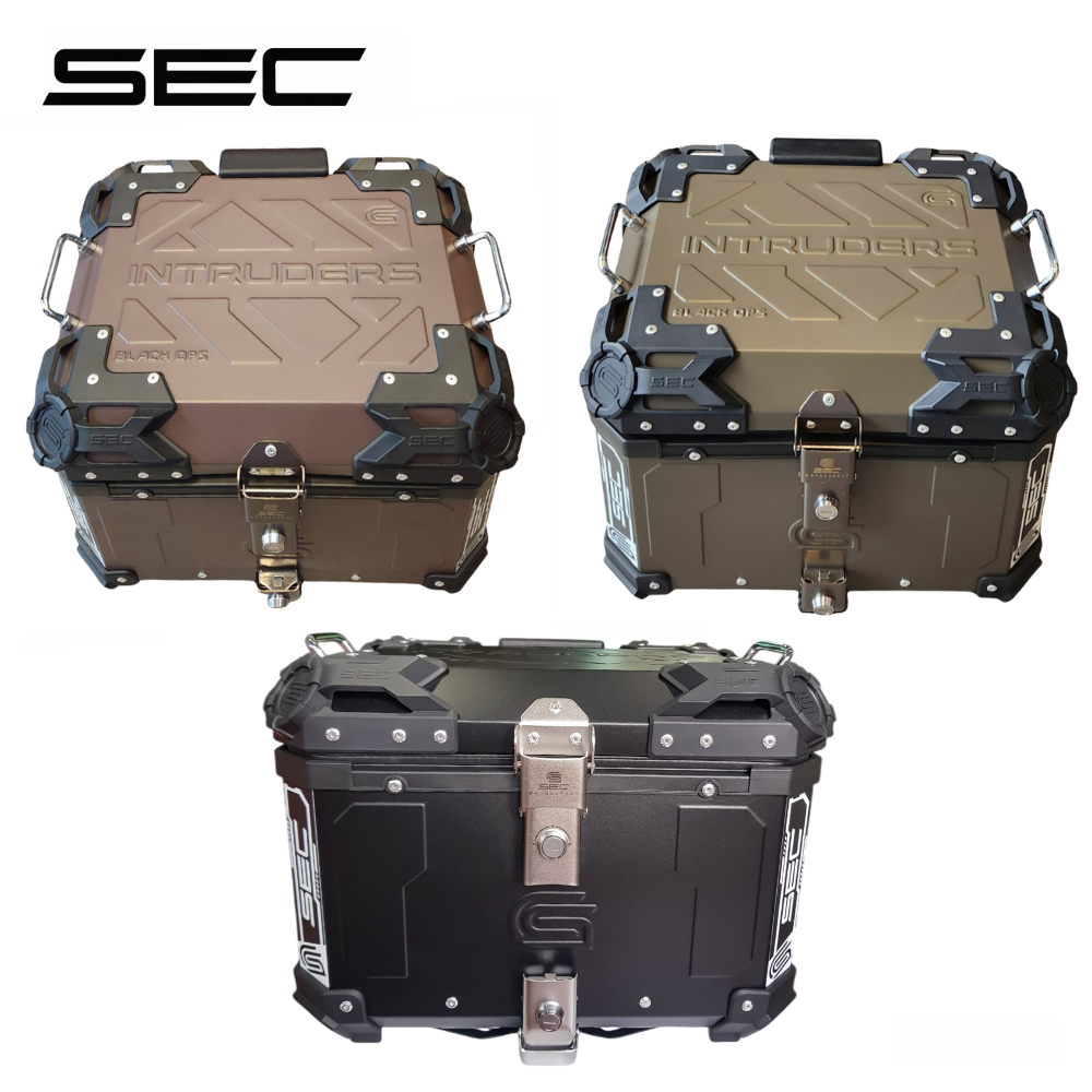 SEC Topbox 45 Liters Top Box for Motorcycle Alloy Box Series 86 ...