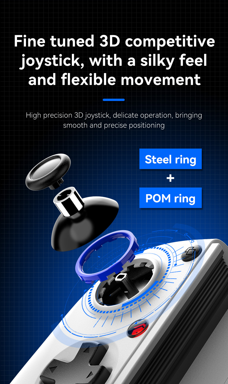 BSP-D11/D11S Wireless Retractable Hall Trigger Game Controller with ...