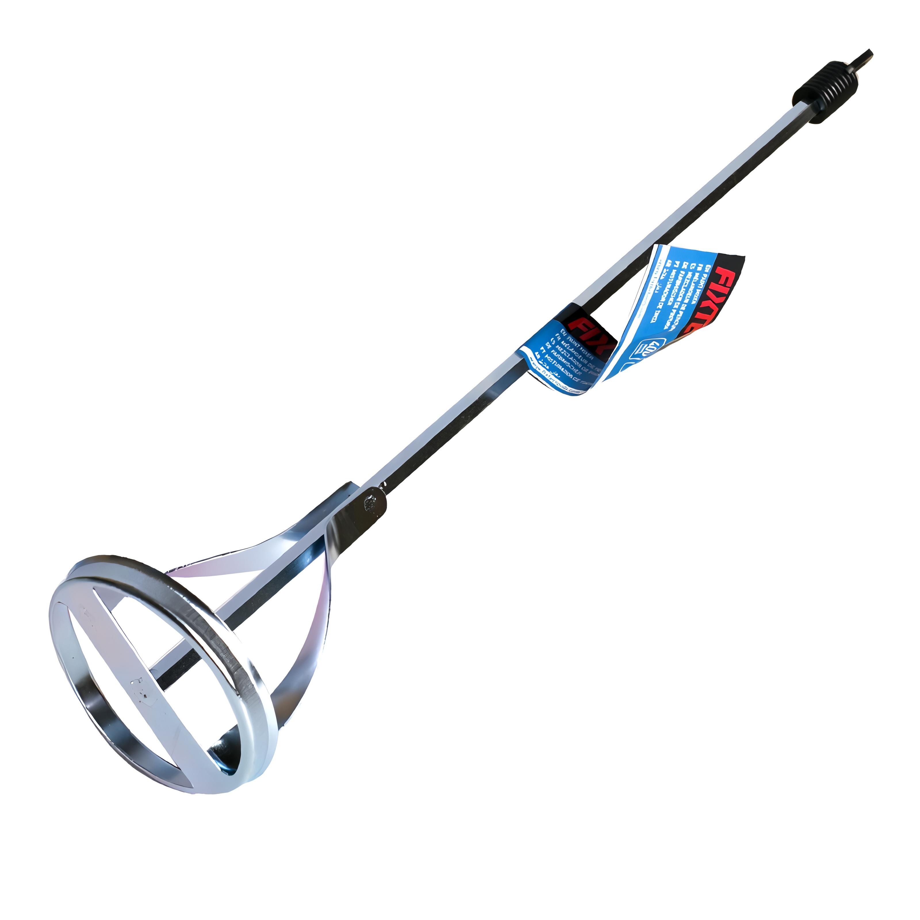 FIXTEC Heavy Duty HEX Paint Mixer Cement Mixer (400x80x8mm/ 600x100x9mm) Zinc Plated FAPM4001 ...