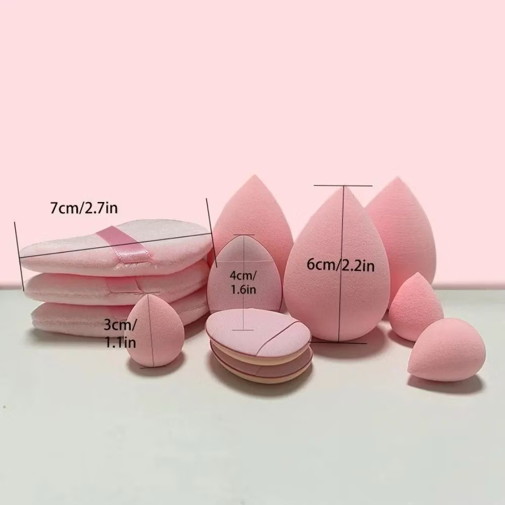NECK 7/11pcs Cosmetic Puff Set Makeup Sponge Beauty Egg Foundation ...