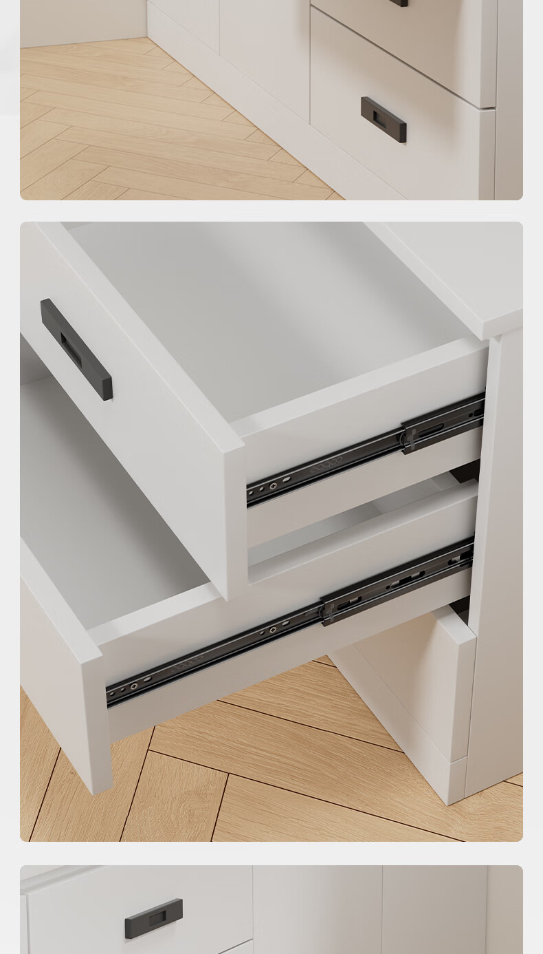 (A PAIR) Hydraulic Drawer Guide Rail Drawer Slider Bearing Heavy Duty ...