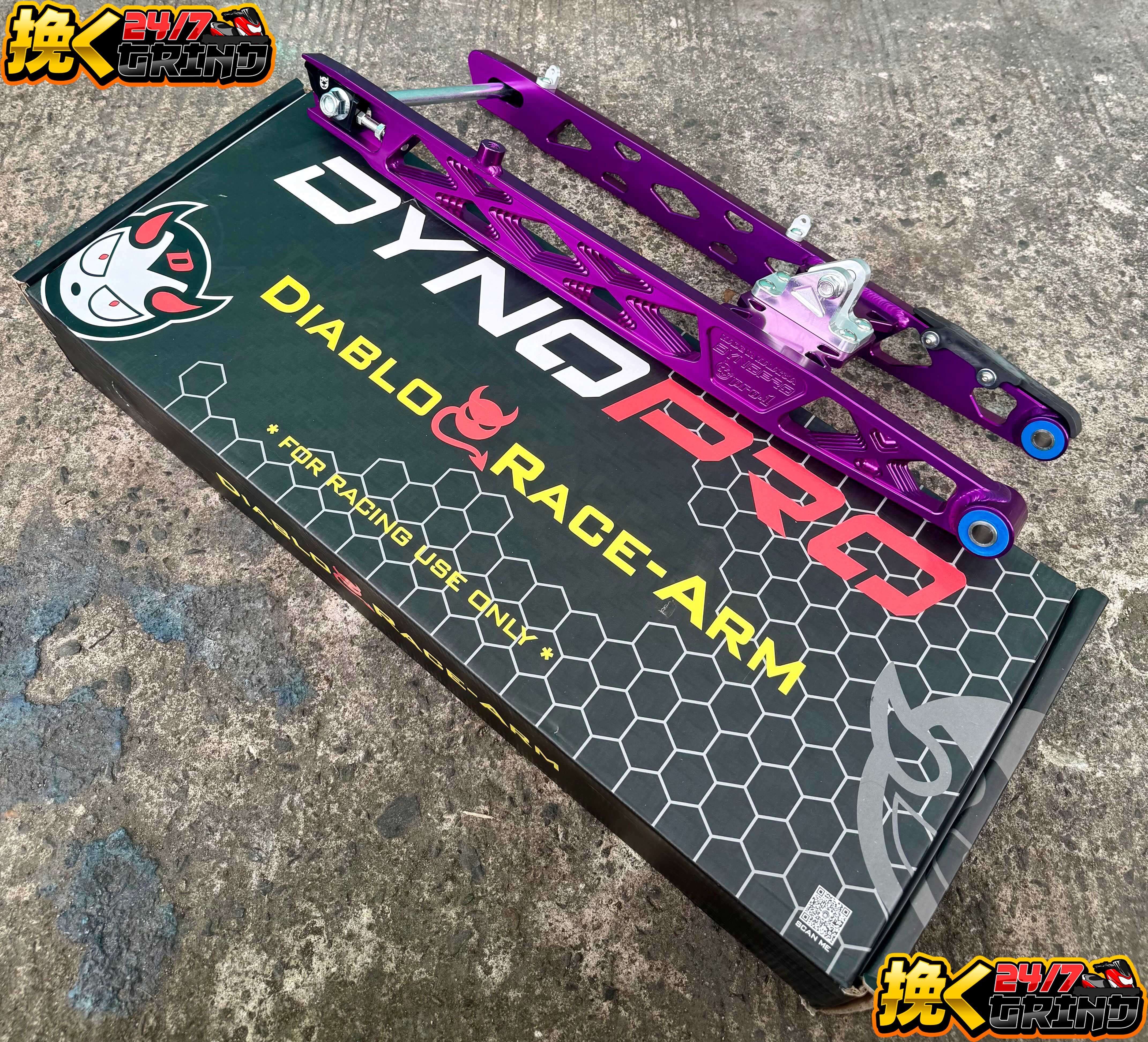DYNO PRO CNC Swing Arm +2 PRO 1 For Sniper 150 / Sniper 155 Malaysian ...
