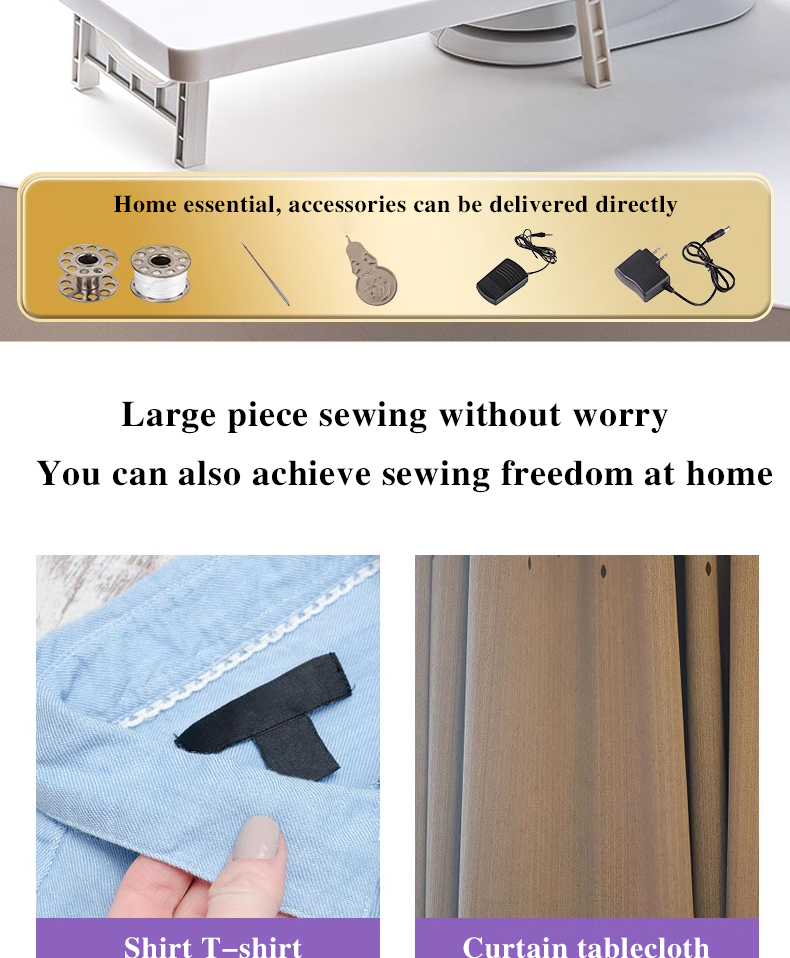 【ALL FLYING】Portable 202 Mini Electric Sewing Machine 2-Speed Portable ...