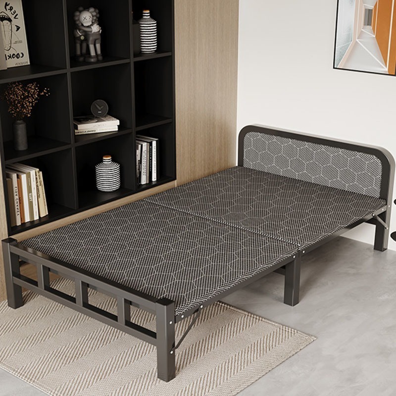 Metal Foldable Bed Folding Bed Double/Single Bed Portable Heavy Duty ...