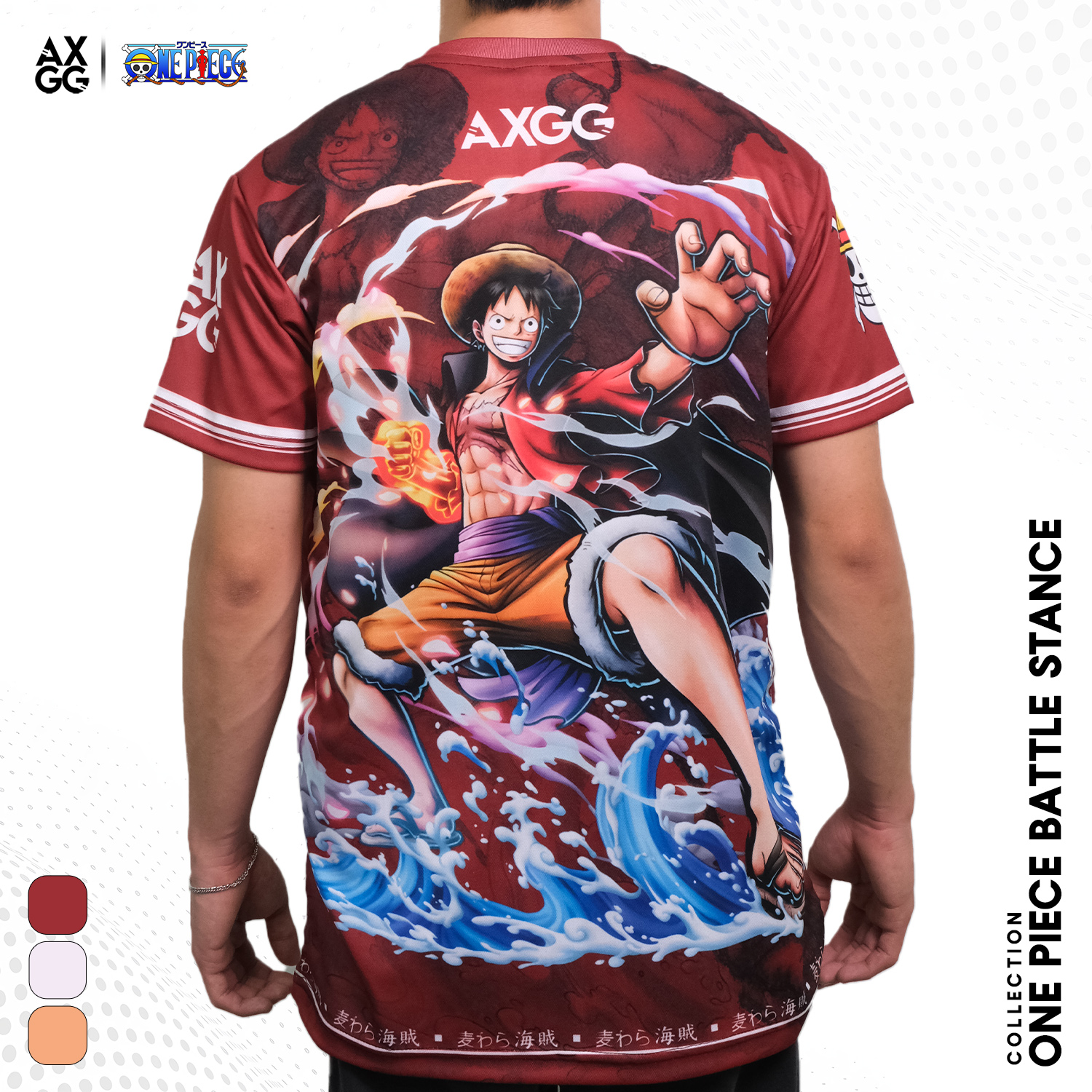 AXGG ' One Piece - Battle Stance ' Anime Shirt | Shopee Philippines