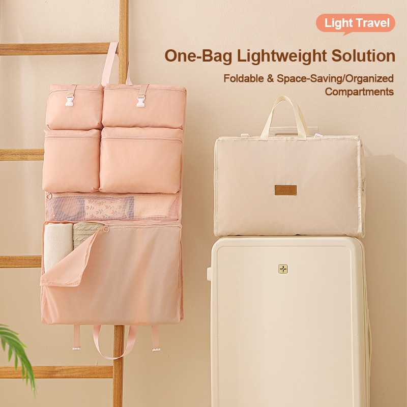 Smart 7 in 1 Travel Organizer Storage Bag Packing Cubes Luggage ...