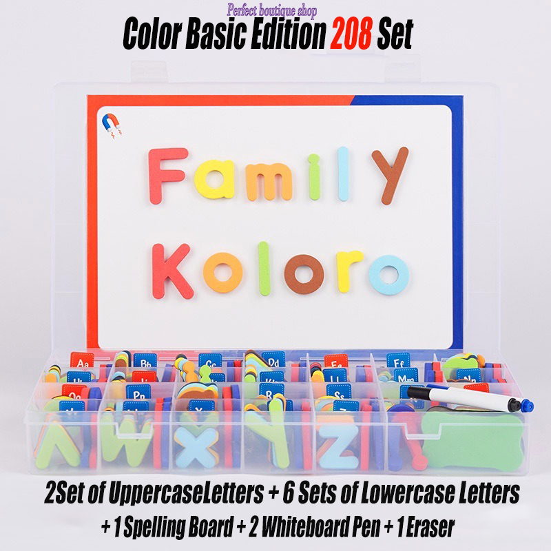 104/208pcs Alphabet Letters Montessori Literacy Skills Spelling ...