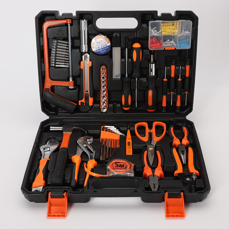 REAIM 102Pcs Tools Set Household Set Professional Hardware Home Repair Set Tool Boxes 62/100 ...