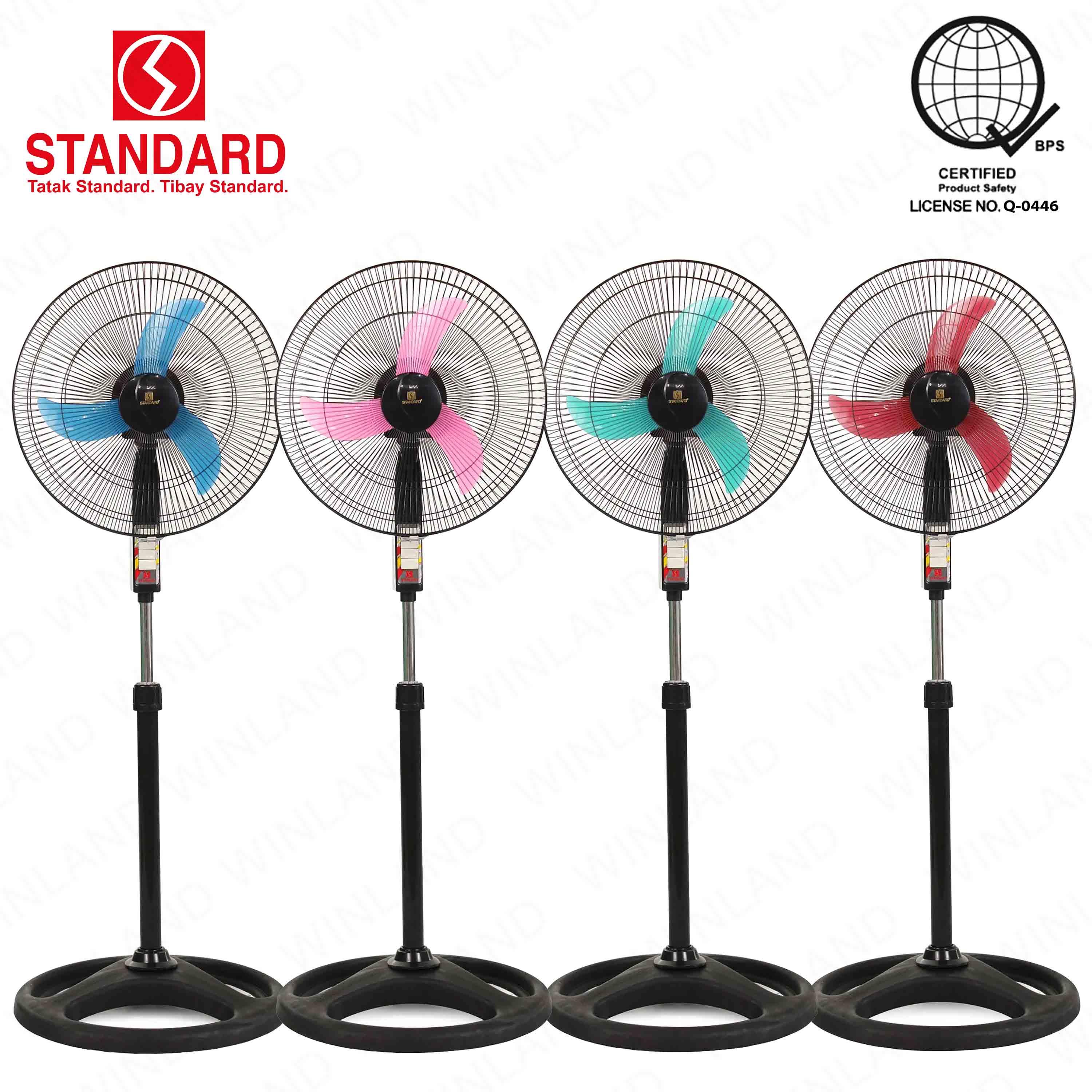 Standard by Winland 16 Inches Stand Fan Banana Blade/Electric Fan SSM ...