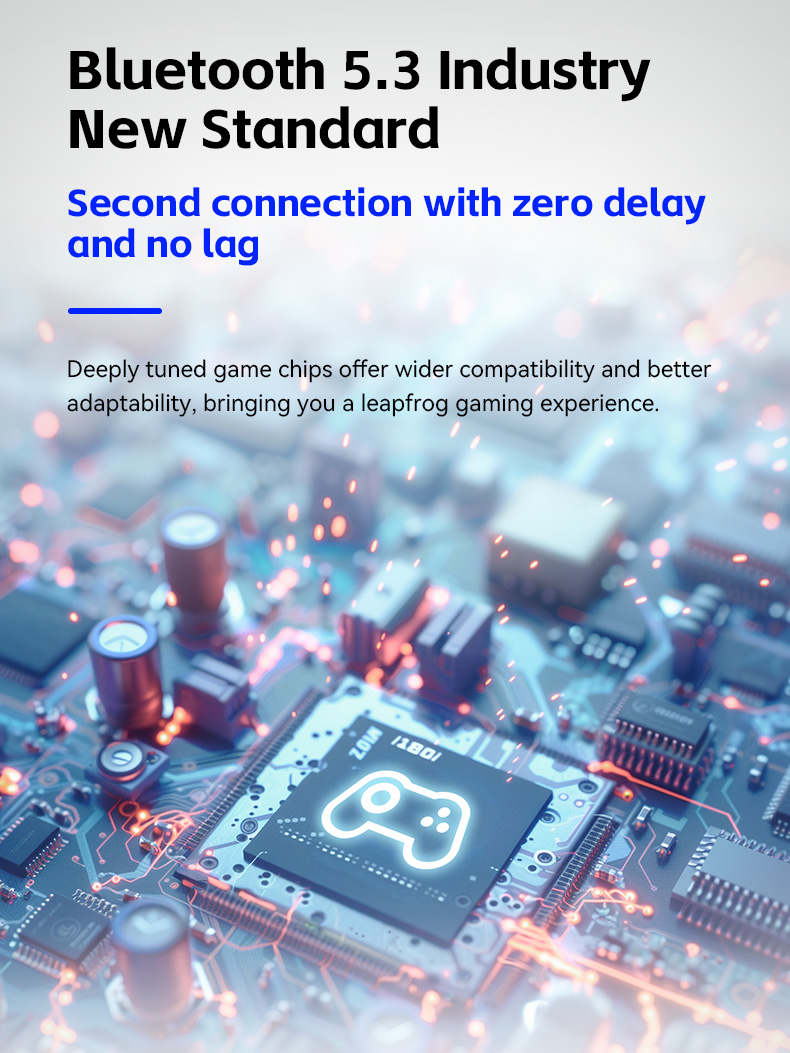 Z04 E-Sports Wireless Game Controller with Hall Rocker Turbo Feature ...